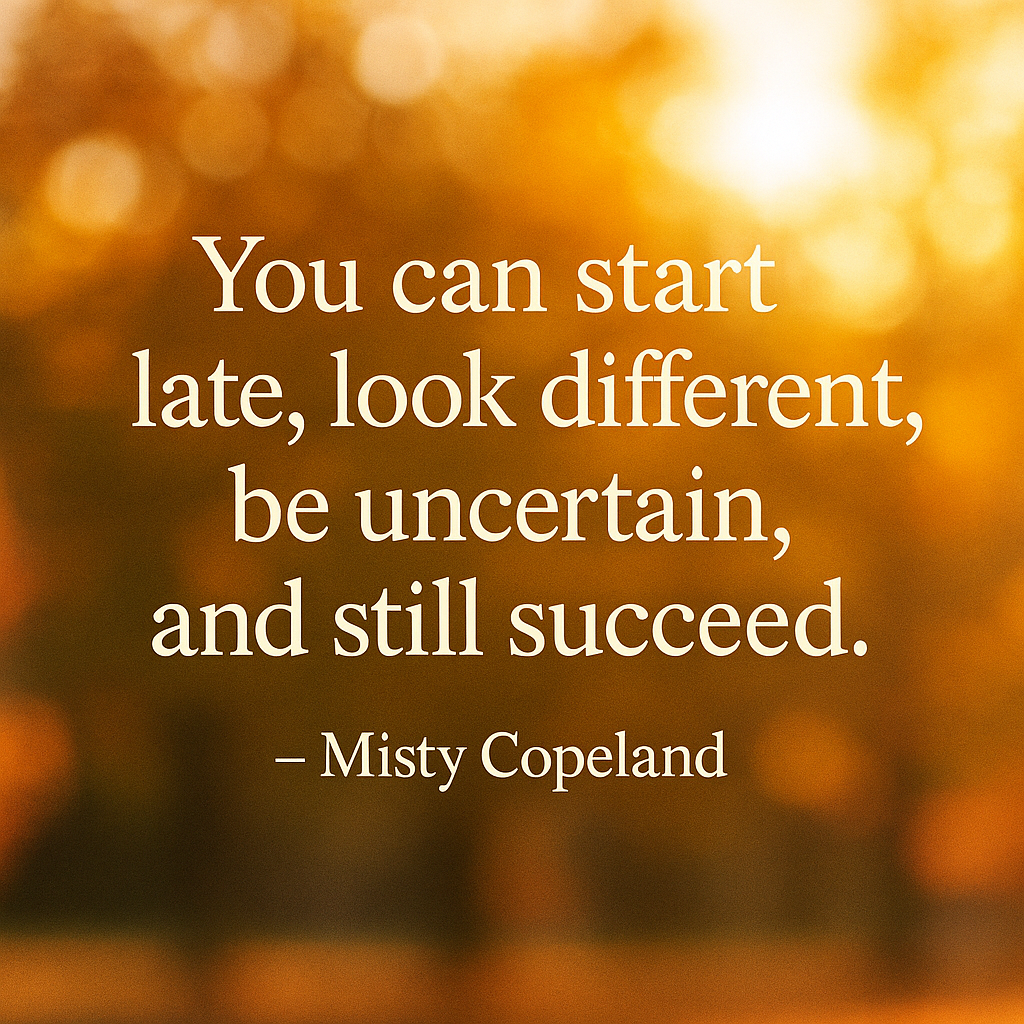 Quote of the Day: Starting Late, Thriving with Faith by Jared Harding ...